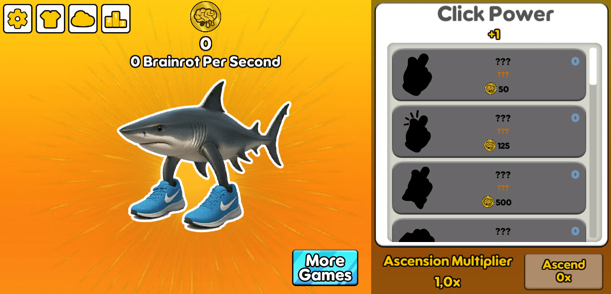 Italian Brainrot Clicker 2 - Play Online On Steal A Brainrot Game