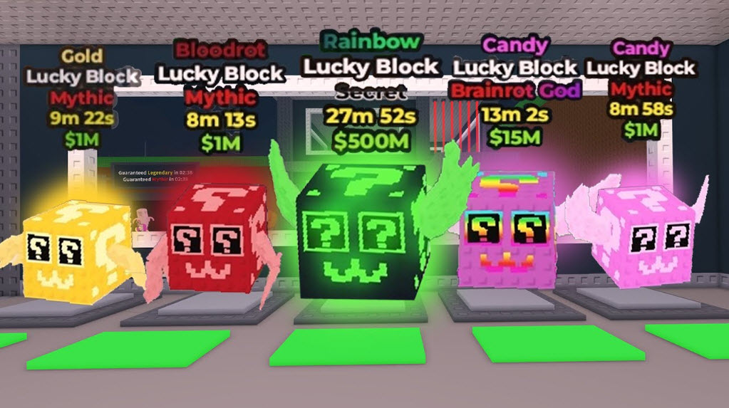 Lucky Block Steal A Brainrot - Play Online On Steal A Brainrot Game